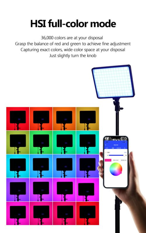 Sutefoto TP45 RGB Full Color Panel Light - General Pro