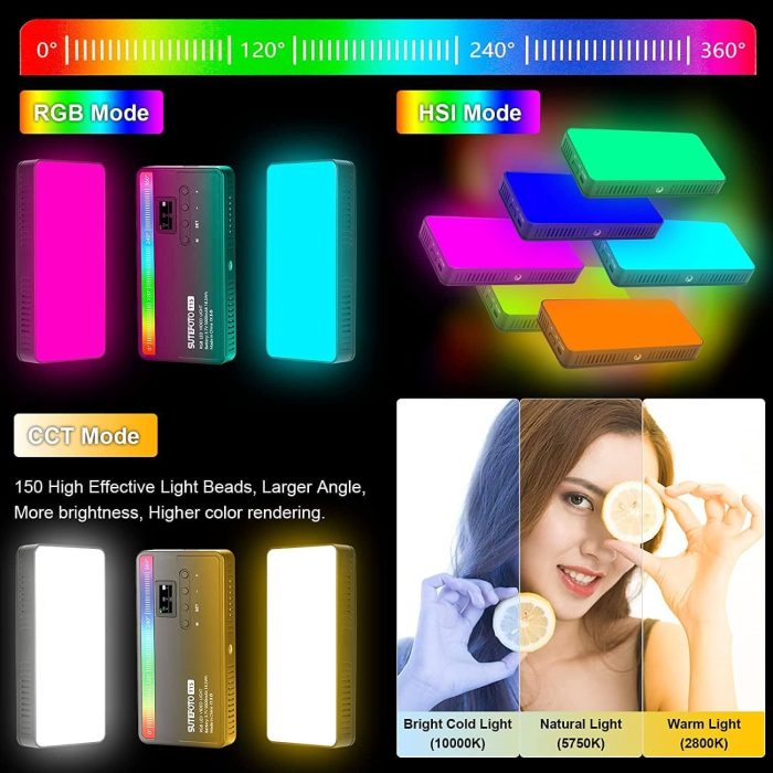 Sutefoto T15 RGB LED - General Pro