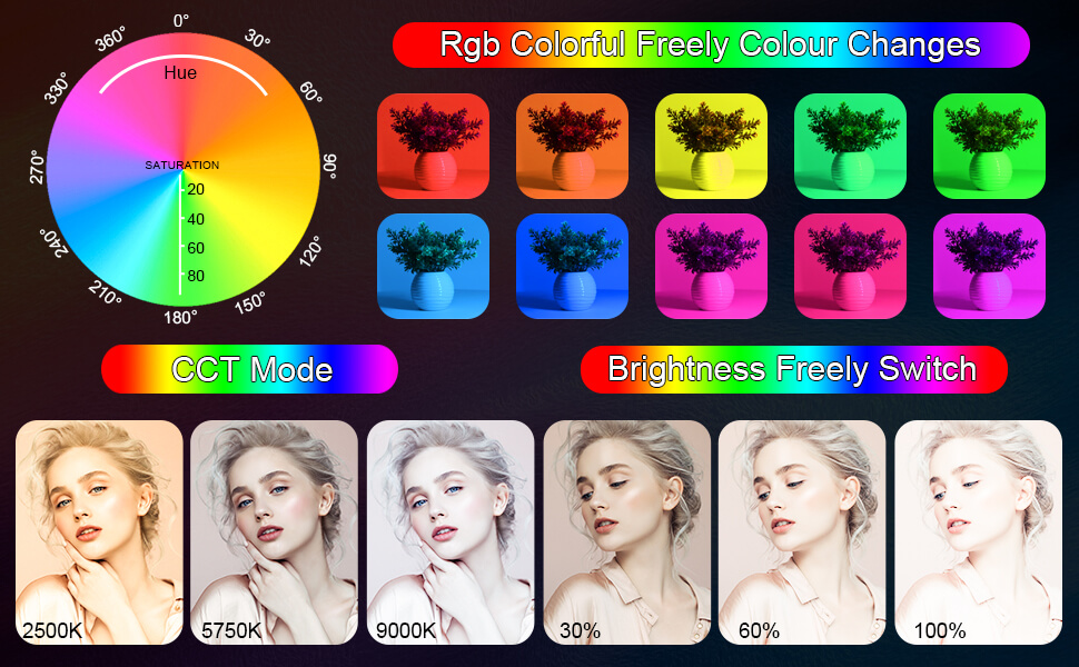 Sutefoto T15 RGB LED - General Pro